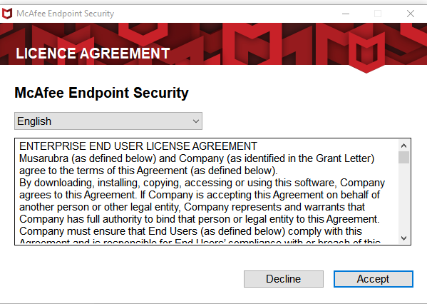 Hướng dẫn cài đặt McAfee Endpoint Agent cho Client - Endpoint Sercurity ...